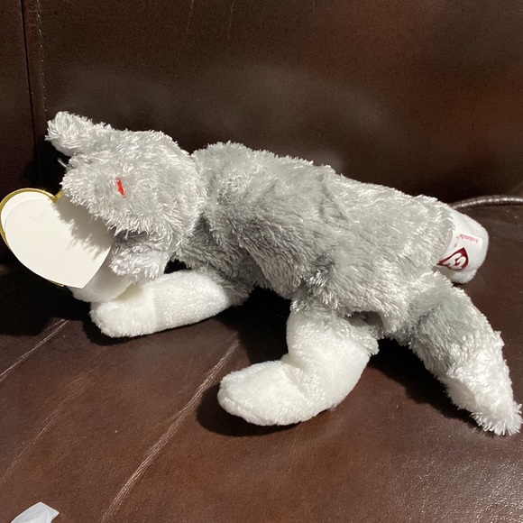 Ty | Toys | Ty Beanie Babies Baby Avalanche Husky Dog Rare Vintage ...